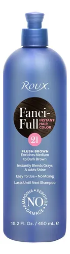 Cor De Cabelo Instantânea Roux Fanci-full, #21 Plush Brown, | Parcelamento sem juros