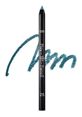 Lapiz Delineador Mujer Maquillaje Ojos Etude House 25 Color Azul