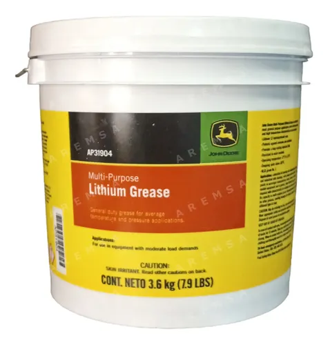 John Deere Grasa De Litio Multiusos 3.6 Kg | Envío gratis