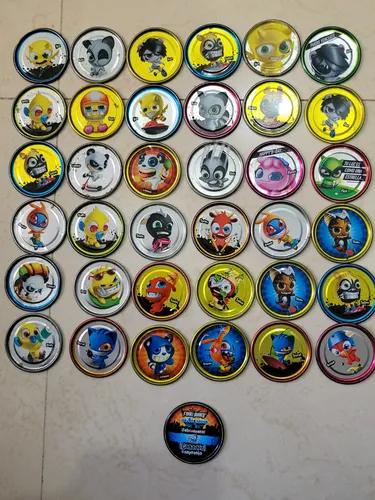 36 Tazos Metálicos Funki Punky Canjeable En Venta En Cuernavaca Morelos Por Sólo 36000
