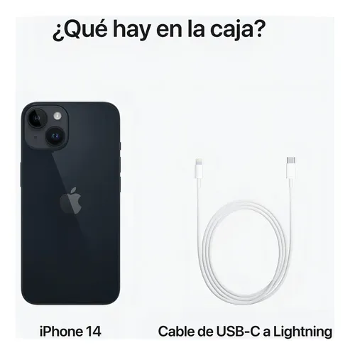 Apple iPhone 14 (sólo Esim) (128 Gb) - Medianoche (Nuevo con caja ...