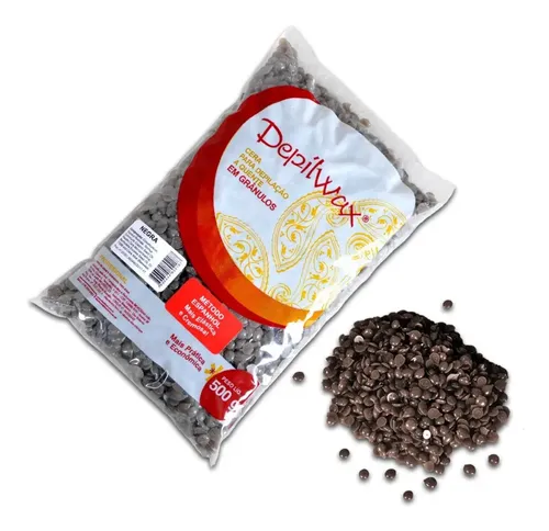 Cera depilatoria caliente granulada negra Depilwax, 500 g | MercadoLibre