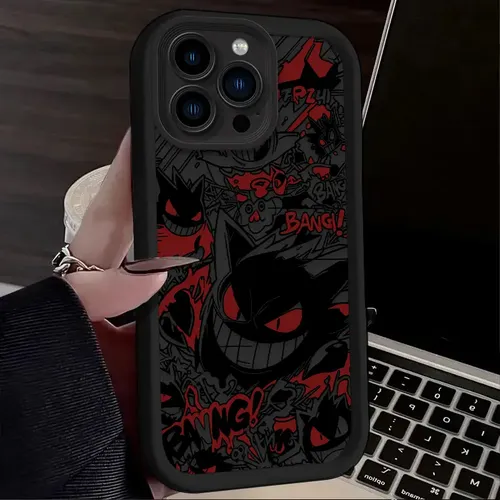 Funda Blanda De Lujo Gengar Pokemon Para iPhone 17 Promax ~ | MercadoLibre