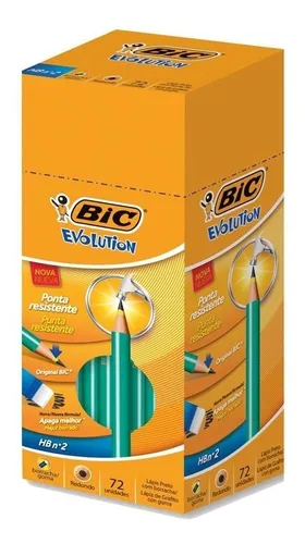 Lápis Grafite Redondo Evolution 72 Unid Bic Hb Nº2 Caixa | MercadoLivre Lápis Grafite Redondo Evolution 72 Unid Bic Hb Nº2 Caixa | MercadoLivre