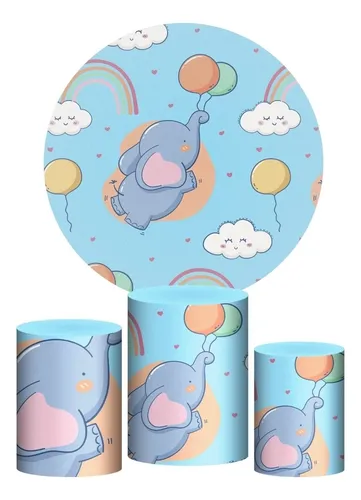 Trio Capa Cilindro + Painel Elefantinho Veste Fácil | MercadoLivre Trio Capa Cilindro + Painel Elefantinho Veste Fácil | MercadoLivre