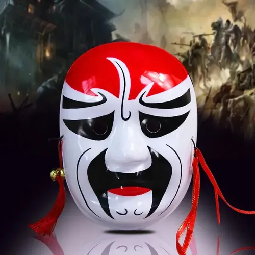 Western Chu Overlord - Máscara De Ópera China Hecha A Mano E | MercadoLibre