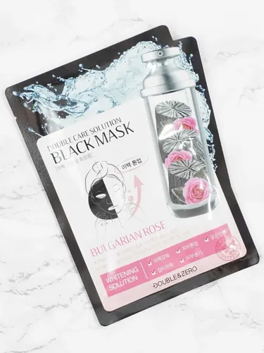 Mascarilla Coreana Negra De Carbón Activo Rosa Bulgara 100pz Meses