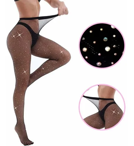 Pantimedias Brillosas Sexys Con Diamantes Y Ultra Resistente Meses