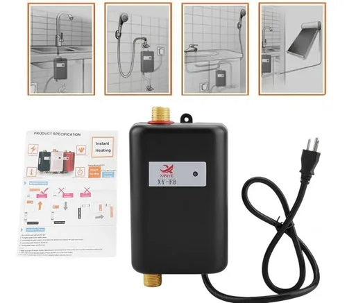 Calentador De Agua Pequeño Y Eléctrico 110v 3000w Sin Tanque | Meses sin interés