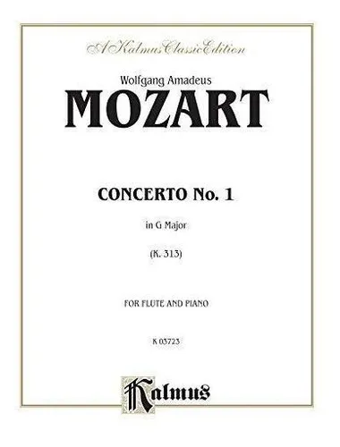 Flute Concerto No 1 K 313 G Major Orch Wolfgang Mercadolibre