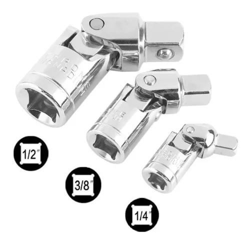 Juego 3 Piezas Adaptadores Flexible Universal Para Ratchet | MercadoLibre