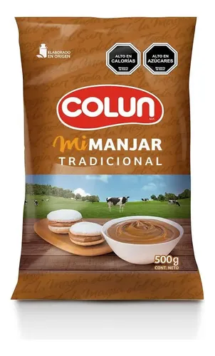Manjar Tradicional Bolsa 500 G Colun | Cuotas sin interés