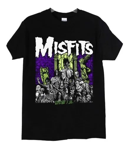 Polera Misfits Earth Ad Punk Abominatron Cuotas Sin Interés
