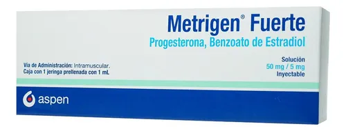 Metrigen Fuerte Solución Inyectable 5 Mg/50 Mg/ml, 1 Jeringa Precargada ...