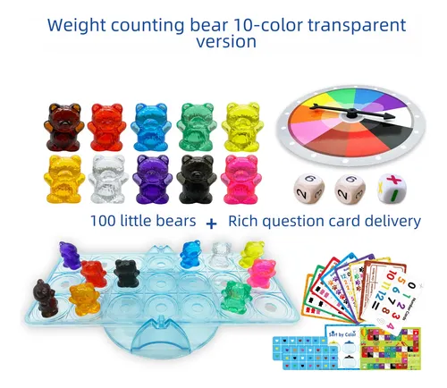 Versión Transparente De 10 Colores - Rainbow Counting Bears | MercadoLibre