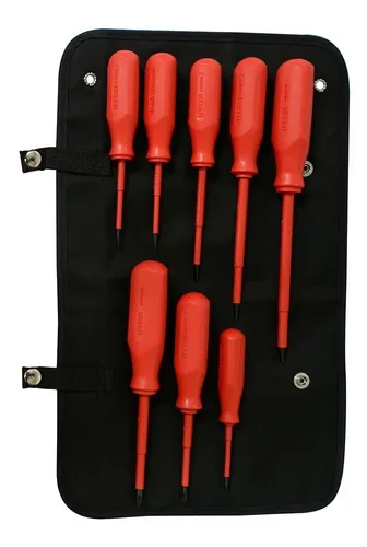 Kit 8 Desarmadores Aislados Para Electricista 1000v Urrea® | Envío gratis Kit 8 Desarmadores Aislados Para Electricista 1000v Urrea® | Envío gratis
