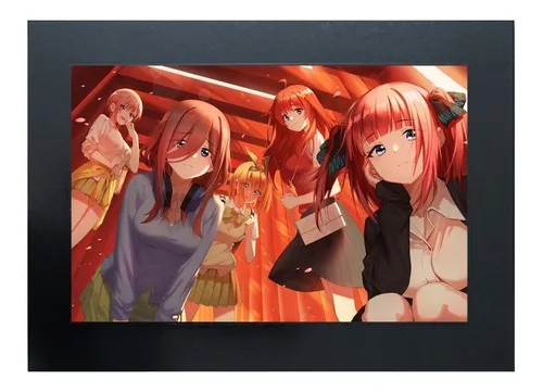 Cuadro De Las Quintillizas Nakano Go Toubun No Hanayome 50 Meses