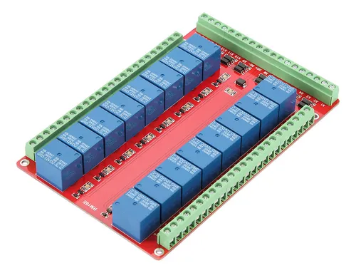 Dc12v 5v 16 Channel Relay Module Isolated Type Interface | MercadoLibre Dc12v 5v 16 Channel Relay Module Isolated Type Interface | MercadoLibre
