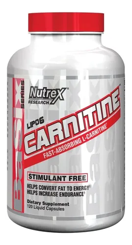 Nutrex Lipo 6 Carnitine 120caps Quemador Grasa | Cuotas sin interés Nutrex Lipo 6 Carnitine 120caps Quemador Grasa | Cuotas sin interés