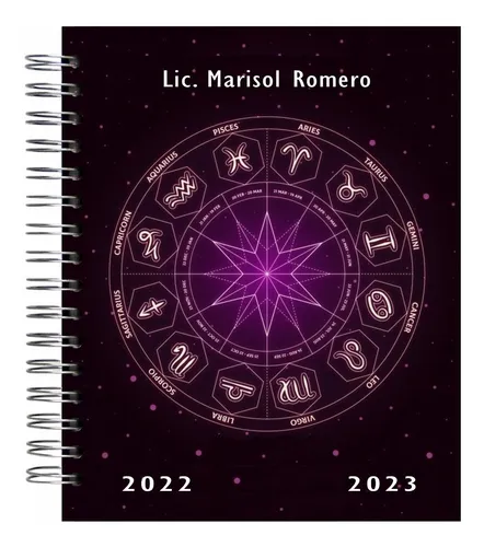 Agenda Diaria Zod 2022 2023 Mujer Personalizada Logo Nomb Envío Gratis
