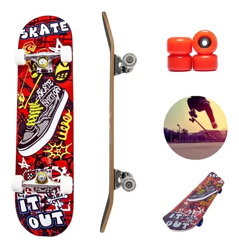 Skate Iniciante Completo Montado Street First Place (pp) | Frete grátis