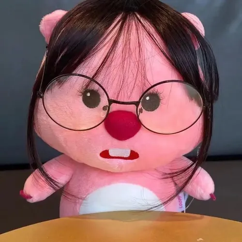 Peluche Rosa Lentes Loopy Plush Meme Castor Rosa Rosa | MercadoLibre