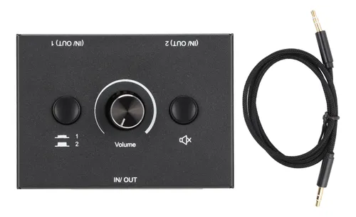 2 Input 1 Output Or 1 Input 2 Output Splitter 3 5mm Switcher Mercadolivre
