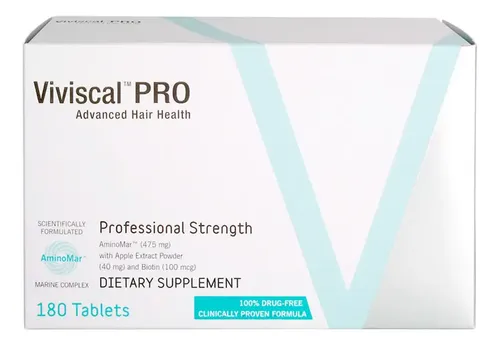 Viviscal Pro 180 Tabletas Big Box Formula Eua Salud Capilar Profesional