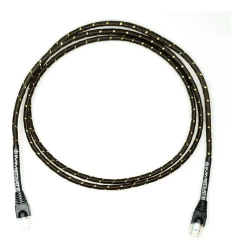 Cable de red Cat6 con revestimiento trenzado marrón/dorado de 5 metros ... Cable de red Cat6 con revestimiento trenzado marrón/dorado de 5 metros ...