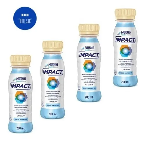 Impact Baunilha - Kit C/4 Frascos 200ml - Nestlé (baunilha) | MercadoLivre Impact Baunilha - Kit C/4 Frascos 200ml - Nestlé (baunilha) | MercadoLivre