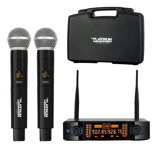 Sistema de microfone sem fio Platinum, sistema de microfone | MercadoLivre Sistema de microfone sem fio Platinum, sistema de microfone | MercadoLivre