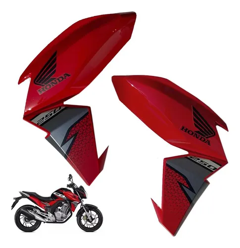 Aba Do Tanque Cb 250f Twister 2019 Vermelha Adesivada Frete Grátis