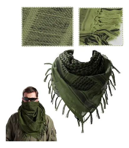 Shemagh Árabe Algodón Y Palestina Bufanda Militar Pashmina | MercadoLibre