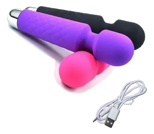 Vibrador Varinha Hot 20 Modos De Vibração Toque Aveludado Frete Grátis