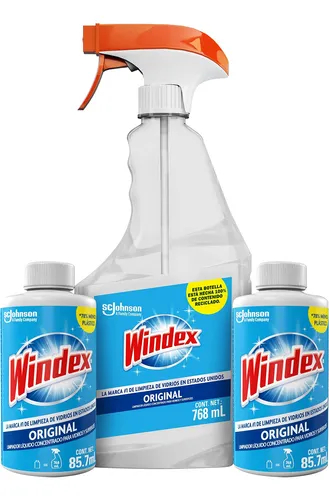 Windex Original, Limpiador Líquido Concentrado Para Vidrios | MercadoLibre Windex Original, Limpiador Líquido Concentrado Para Vidrios | MercadoLibre