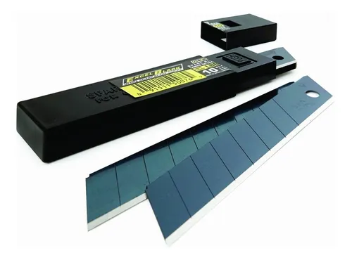 Repuesto Cutter Ancho 18mm Olfa Lbb10 Negro Caja X 10 Japon Repuesto Cutter Ancho 18mm Olfa Lbb10 Negro Caja X 10 Japon