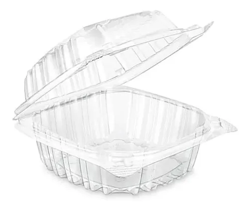 Contenedor Para Fruta Plástico Concha 6x6 250 Pz Ecologico