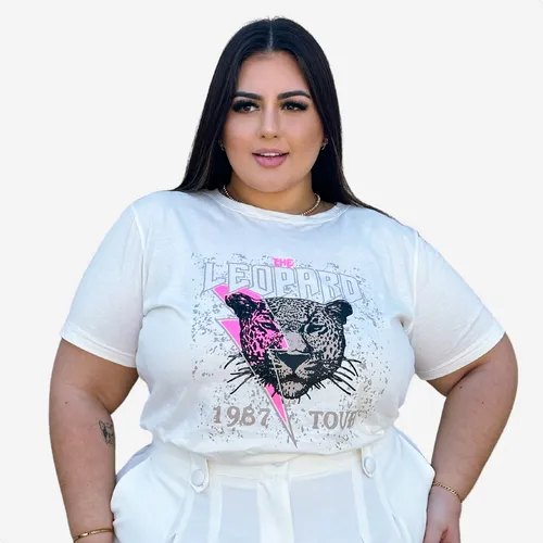 Blusa Feminina Plus Size T Shirt Algodão Varias Estampas Mercadolivre