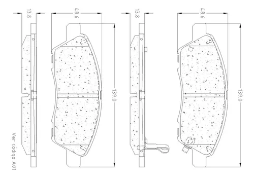 Balatas Delantero Para Nissan Versa 2019 Grc Prime Ceramic Envío Gratis