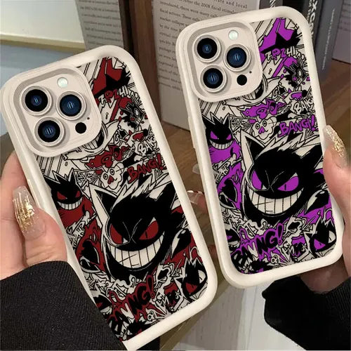 Funda Blanda De Lujo Gengar Pokemon Para iPhone 17 Promax ~ | MercadoLibre