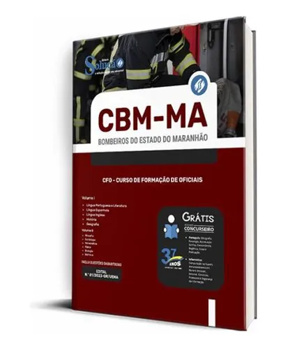Apostila Cbm Ma 2023 Cfo Curso De Formação De Oficiais Frete Grátis
