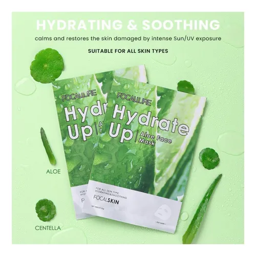 Mascarilla Aloe Hidratante Y Calmante Focallure Cuotas Sin Interés