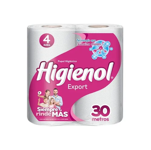 Papel Higiénico Higienol Export Simple Hoja 30 M De 4 U En Venta En