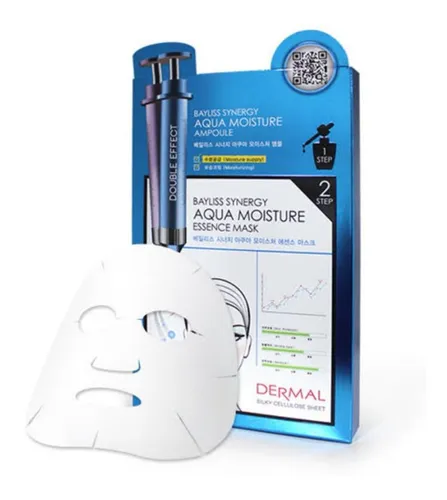 Mascarilla Facial Coreana Hidratante Dermal De 2 Pasos 20pz Meses
