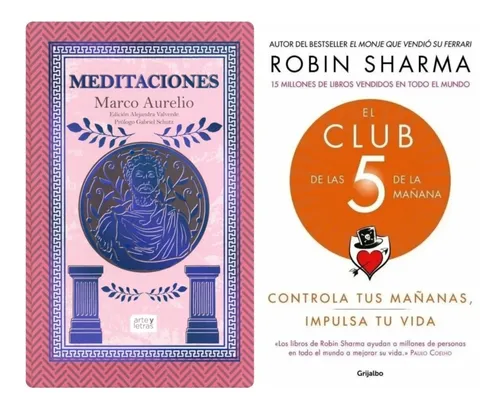Meditaciones Marco Aurelio -pasta Dura + Club De Las 5am Meditaciones Marco Aurelio -pasta Dura + Club De Las 5am