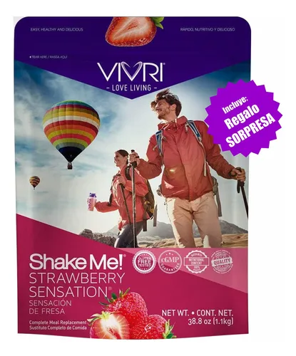 Vivri Shake Me 20 Porciones En Varios Sabores Malteada Fit