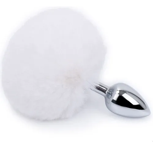 Tapón Anal De Acero Inoxidable Para Principiantes Pompón Sexo Excita