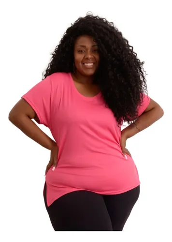 Camiseta Feminina Plus Size Tapa Tanque Bumbum Mullet Treino Mercadolivre
