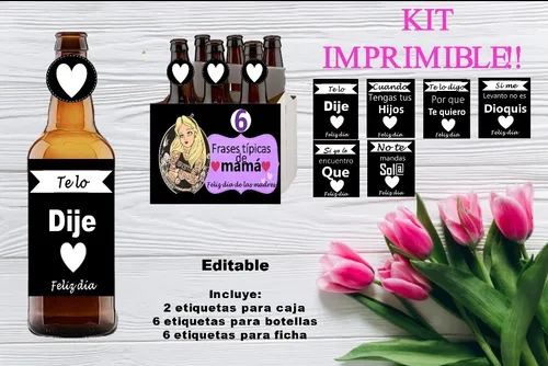Etiquetas Cerveza Para Mama 6 Frases Tipicas De Mama En Venta En Apodaca Nuevo León Por Sólo