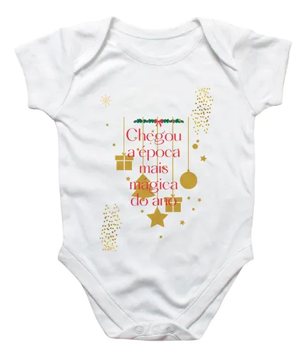 Roupa Bebê Natal Época Mágica Ano | Parcelamento sem juros Roupa Bebê Natal Época Mágica Ano | Parcelamento sem juros